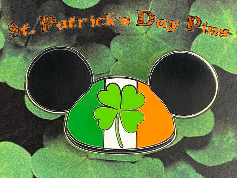 St. Patrick's Day Irish Mickey Mouse Ears Disney Fantasy - Etsy