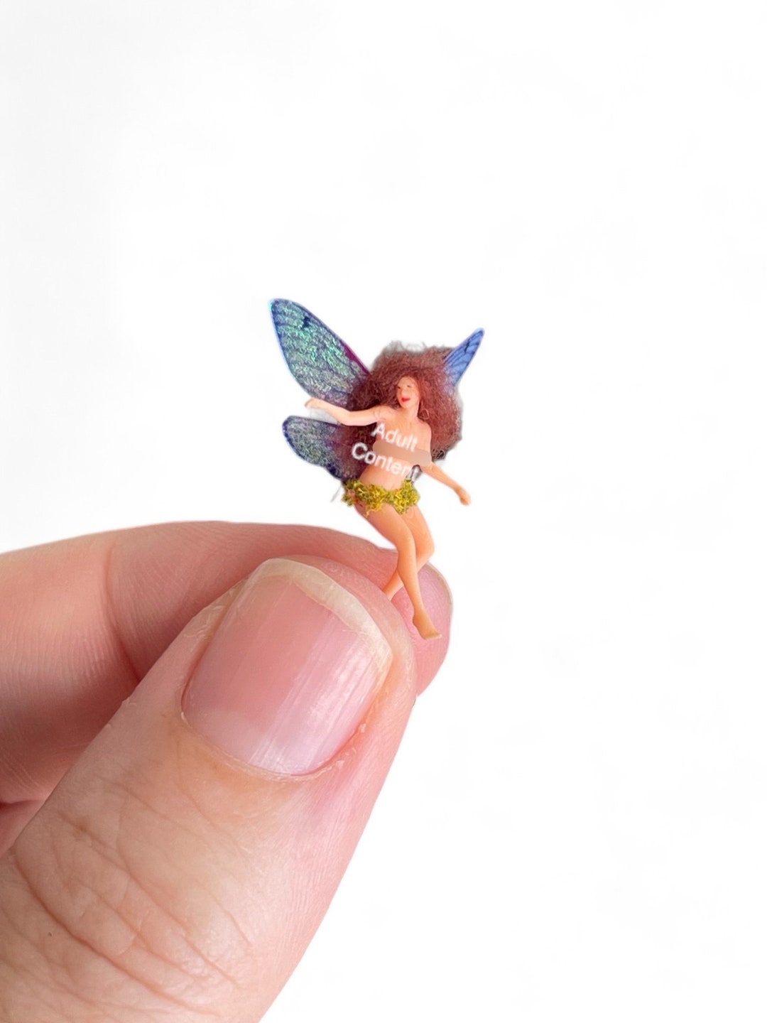 21mm Solly Delicate Hand Painted Micro Fairy Sculpture Tiny Fantasy ...