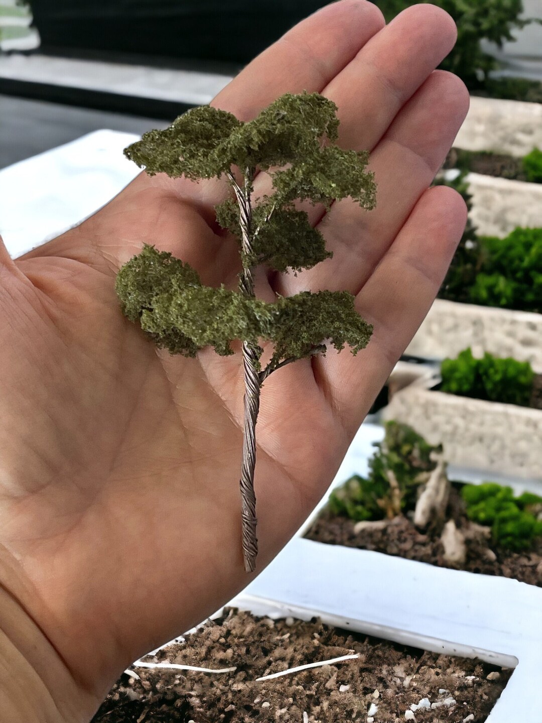 1060 Delicate Miniature Banyan Tree Replica With Wire Detailing - Etsy ...