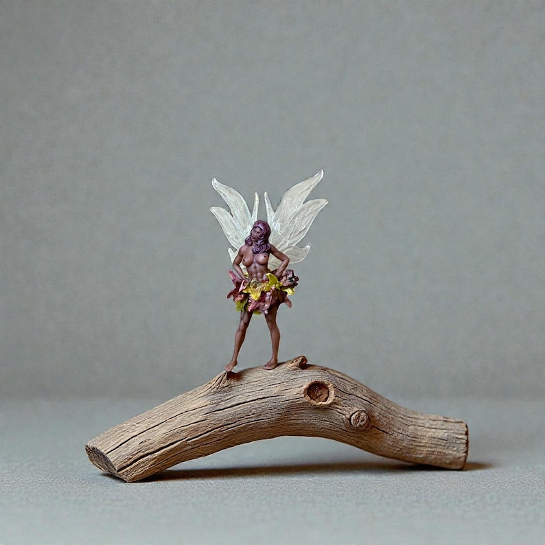 Yve Hand Painted Miniature Fairy Figurine: Delicate and Magical Fairy ...