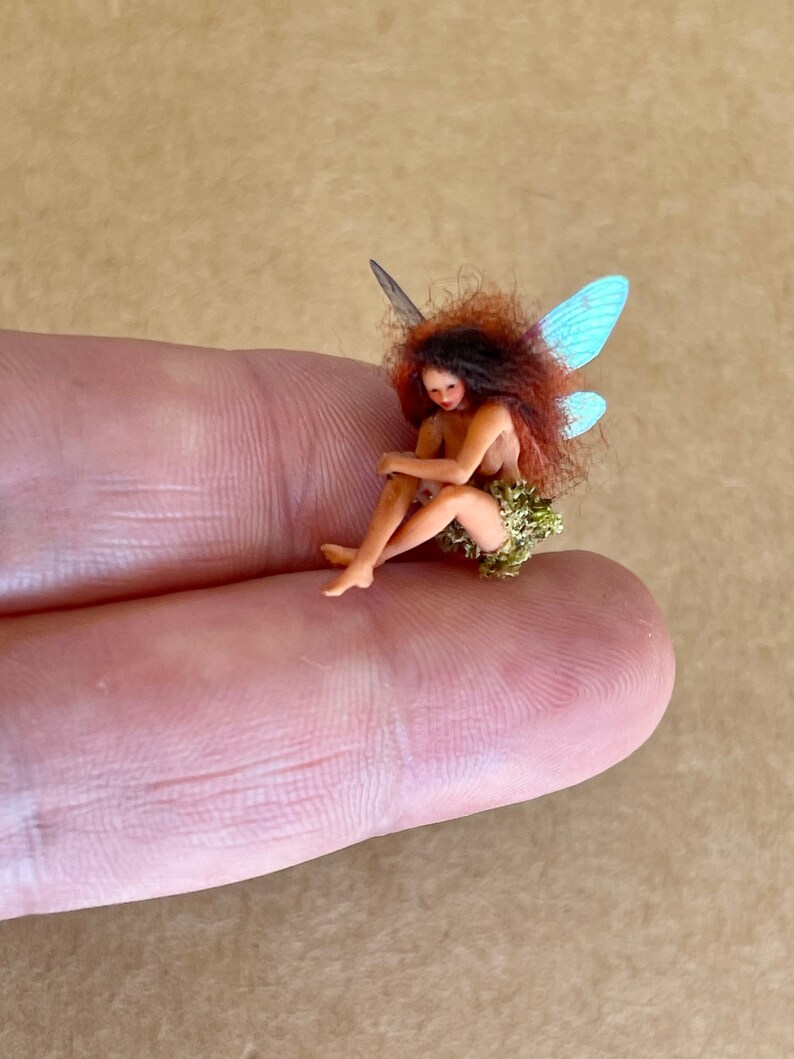 Jilli Miniature Fairy Figurine Micro Fairy Micro - Etsy