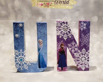 Frozen letters | Etsy