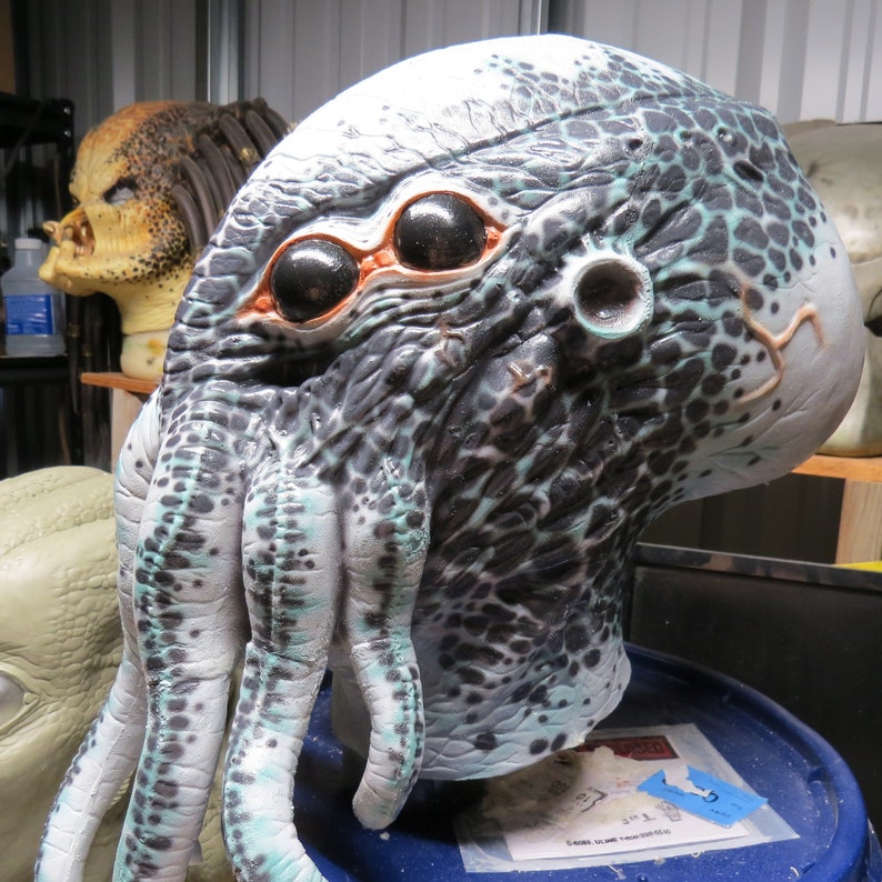 Painted Cthulhu Mask Wearable | Etsy