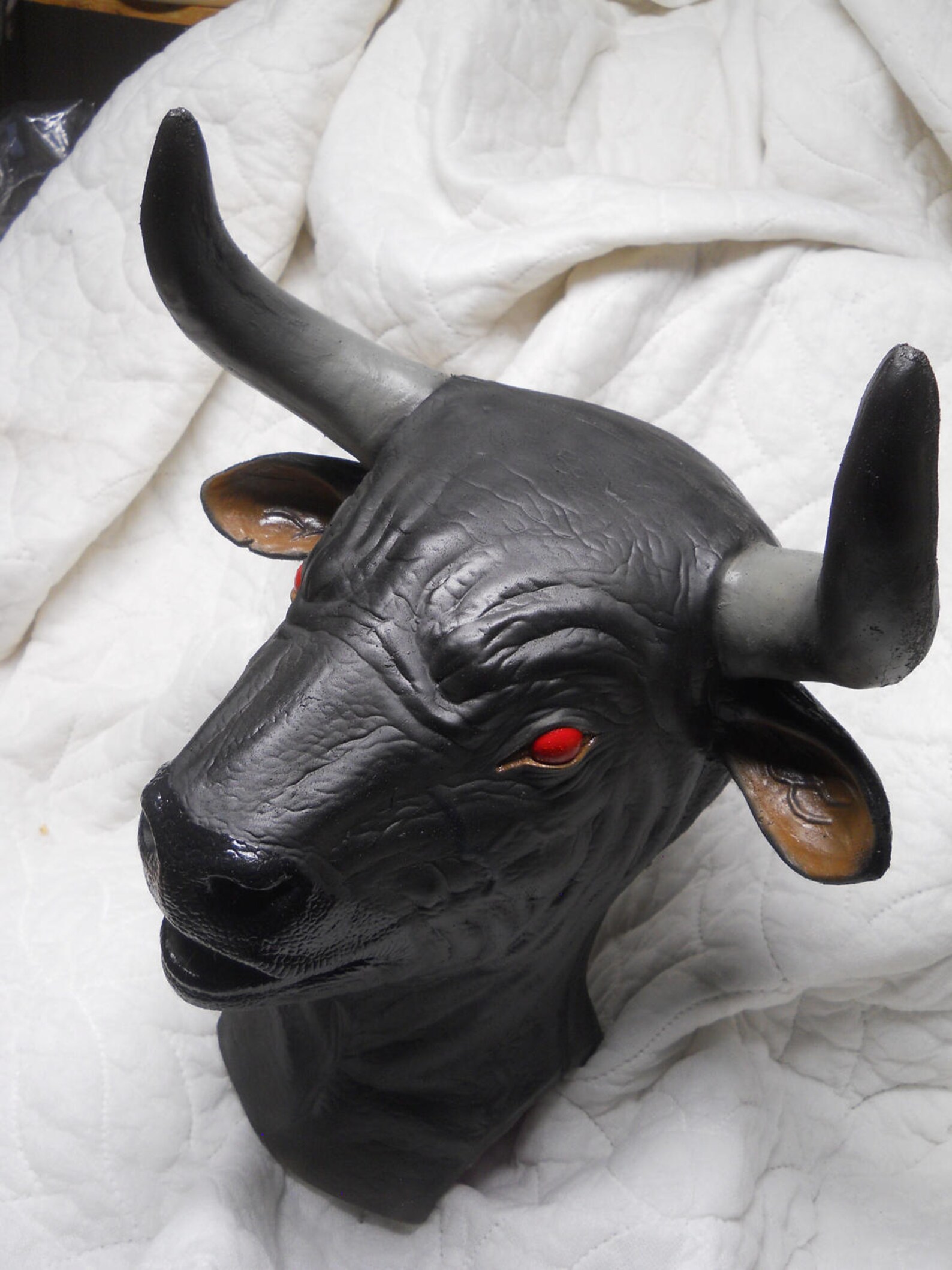 Minotaur Painted Latex Mask Halloween LARP | Etsy