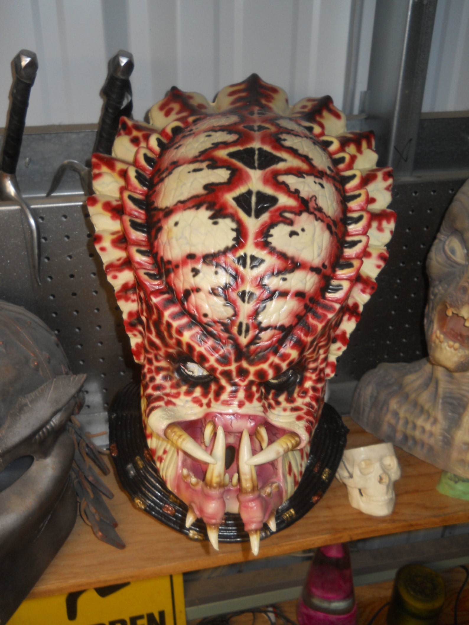 Red Alien Creature Painted - Etsy