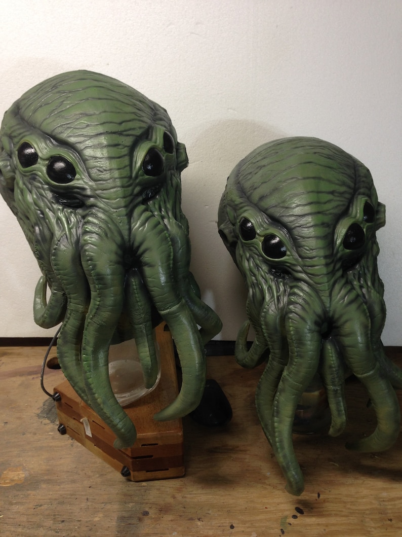 Painted Cthulhu Mask Wearable - Etsy