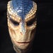 Painted Reptilian Mask- Wearable Costume Piece - Etsy
