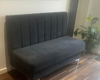 Modular Fluted Banquette Fitted Bench Booth Seating Cafe, Kitchen, Bar ...