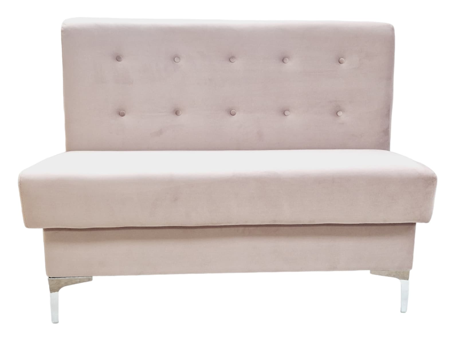 Modular Double Row Float Button Banquette Fitted Bench Booth Seating ...