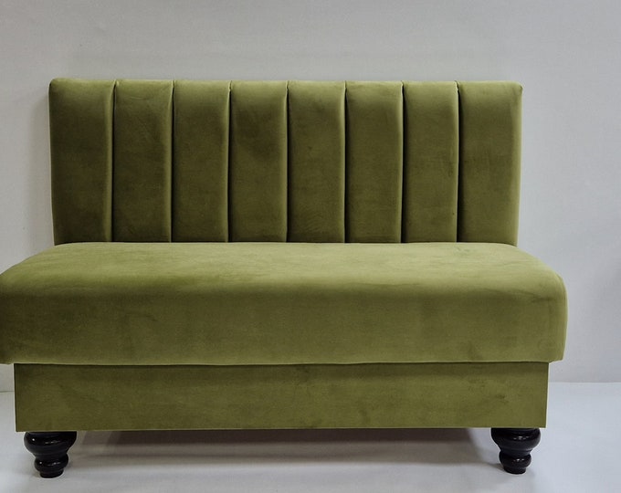 Modular Fluted Banquette Fitted Bench Booth Seating Cafe, Kitchen, Bar ...