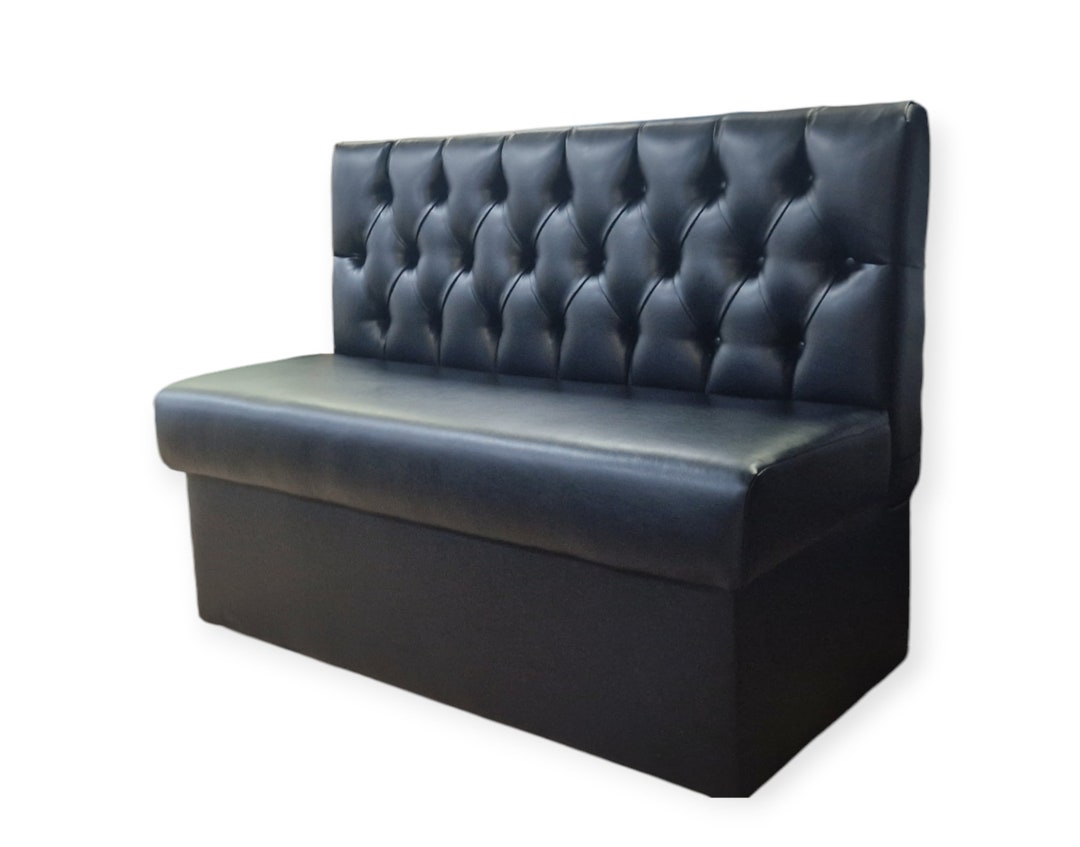 Modular Chesterfield Button Back Banquette Fitted Bench Booth Seating ...