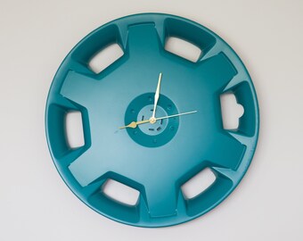 Hubcap clock | Etsy