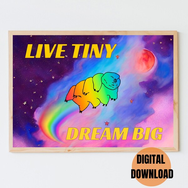 Tardigrade Poster - Etsy