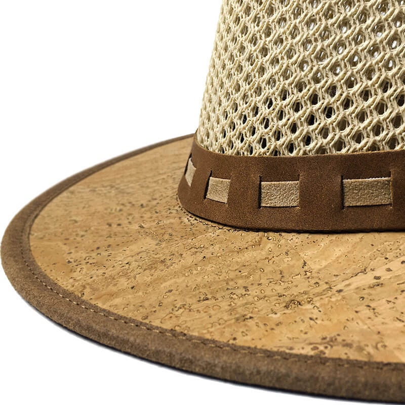 Cork Hat Vegan Leather Hat Wide Brim Hat Women Women's - Etsy
