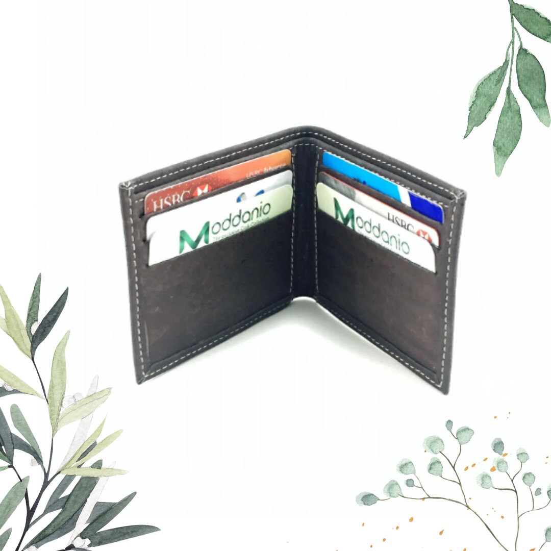 Cork Wallet, Vegan Wallet Men, Card Wallet, Mens Bifold Wallet, Mens ...