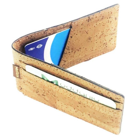 Minimalist Cork Card Holder Card Wallet Travel Wallet Slim - Etsy