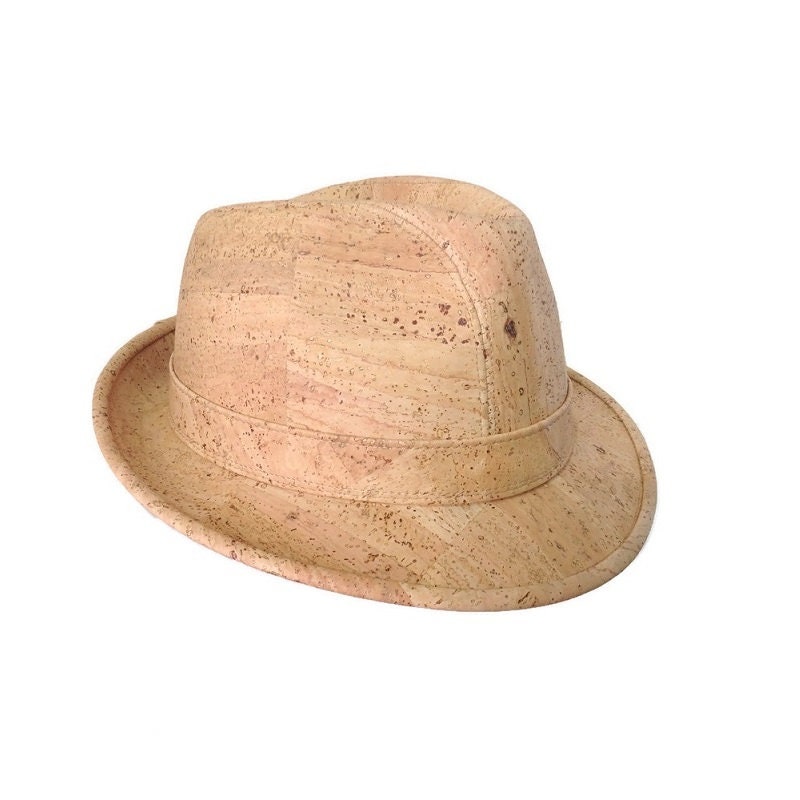Eco-friendly Cork Trilby Hat for Men and Women - Vegan Fedora ...