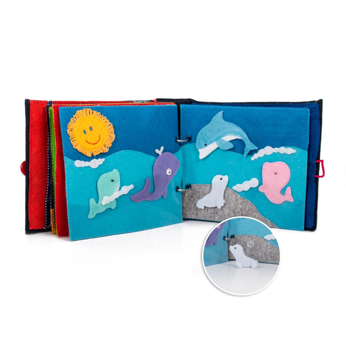 Boys Quiet Activity Educational Book, Fine Motor Skills Development Toy ...