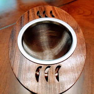 Exotic Wood Tea Infuser | Loose Leaf Tea Strainer | Tea Lover Gifts ...