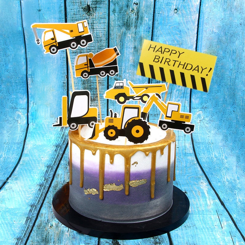 Happy Birthday Cake Topper Set Cake Decorations Baby Toddler | Etsy