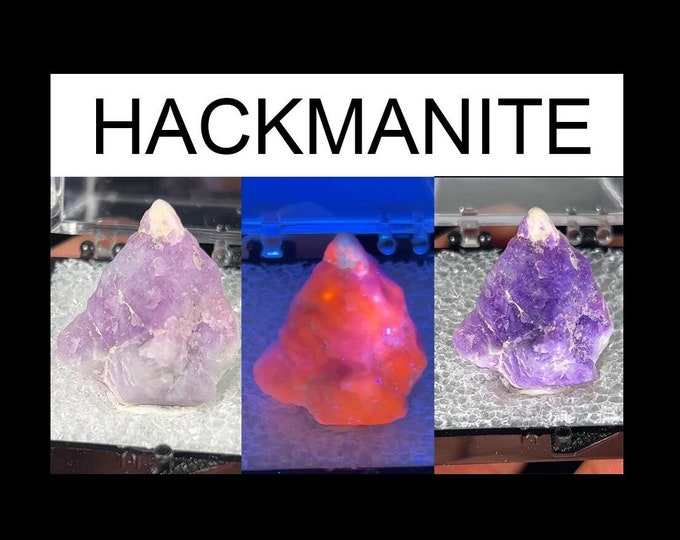 HACKMANITE, UV Reactive Mineral With "tenebrescence," Rare High Grade ...