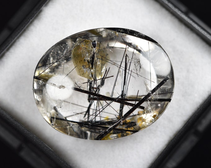 RARE Quartz With Black Tourmaline and MICA Inclusions, Brazilian ...