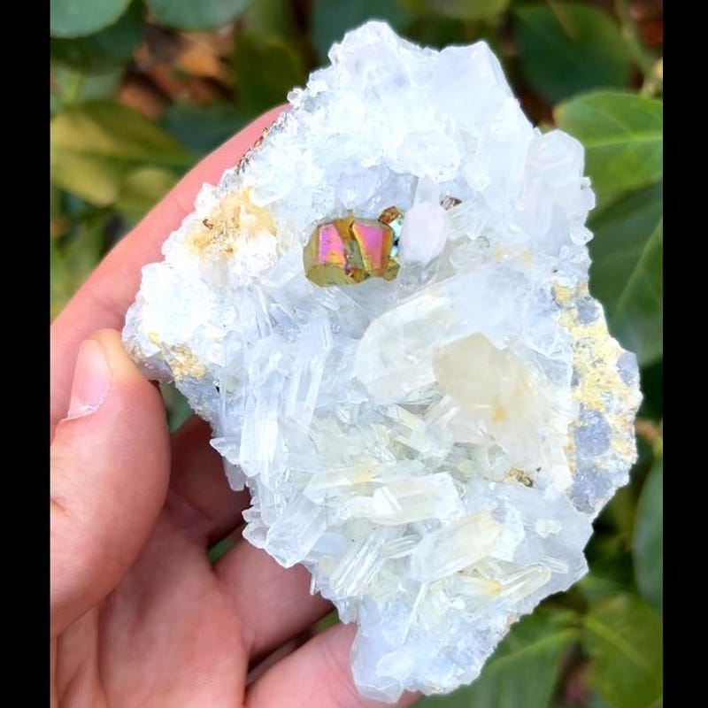 Indonesia Pyrite and Quartz - Etsy