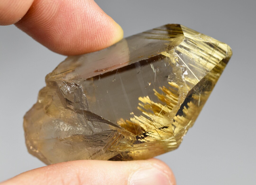 Rutilated Quartz Raw Crystals! Rare and Top Grade and 100% Natural ...