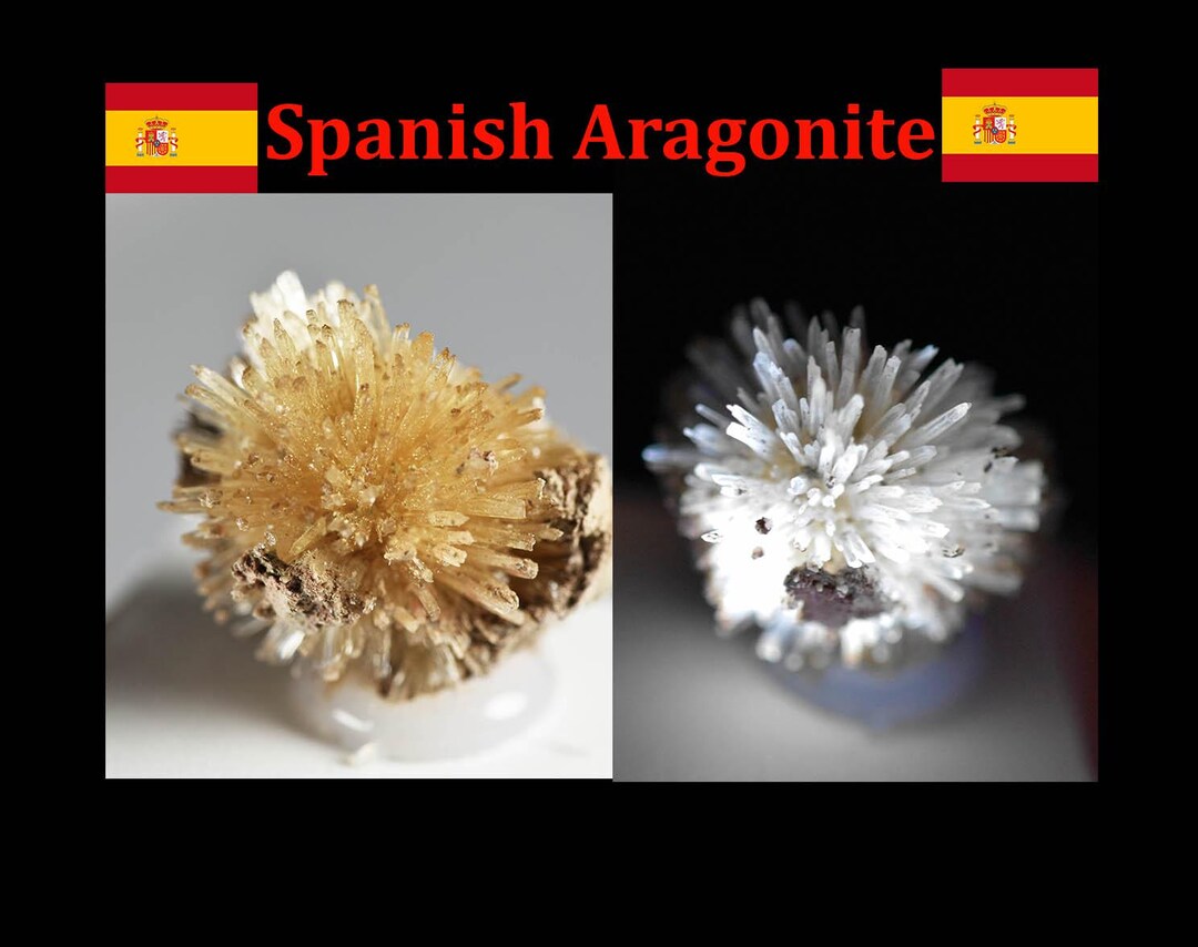 Spanish Aragonite Crystal, UV Reactive! - Etsy