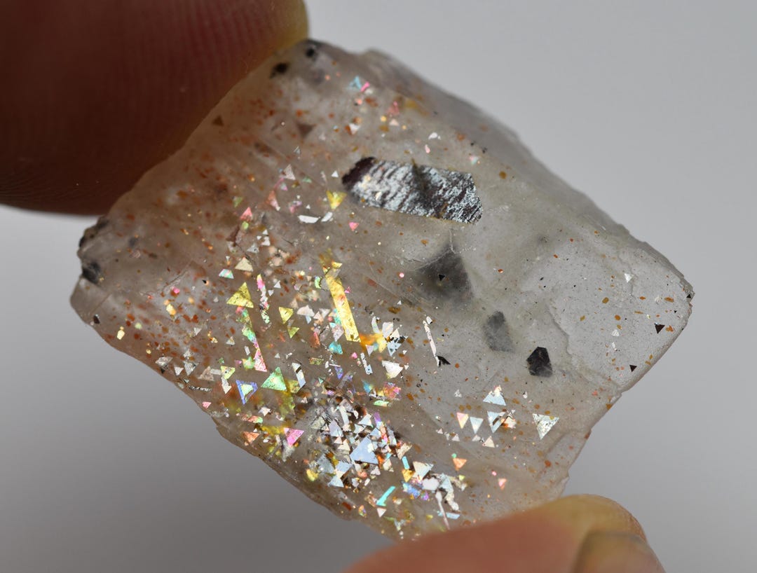 Rainbow Lattice Sunstone From Australia! High Grade Partially Polished ...