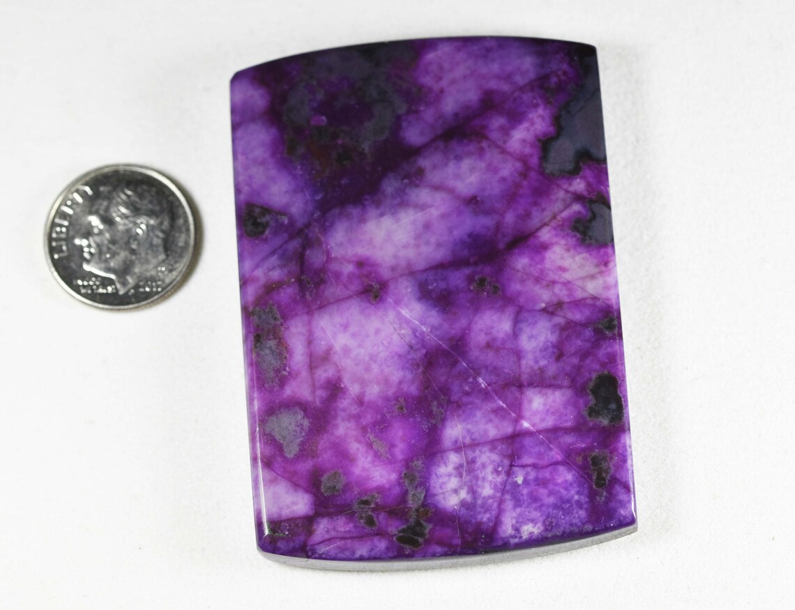 Sugilite LARGE statement cabochon natural purple cabochon | Etsy