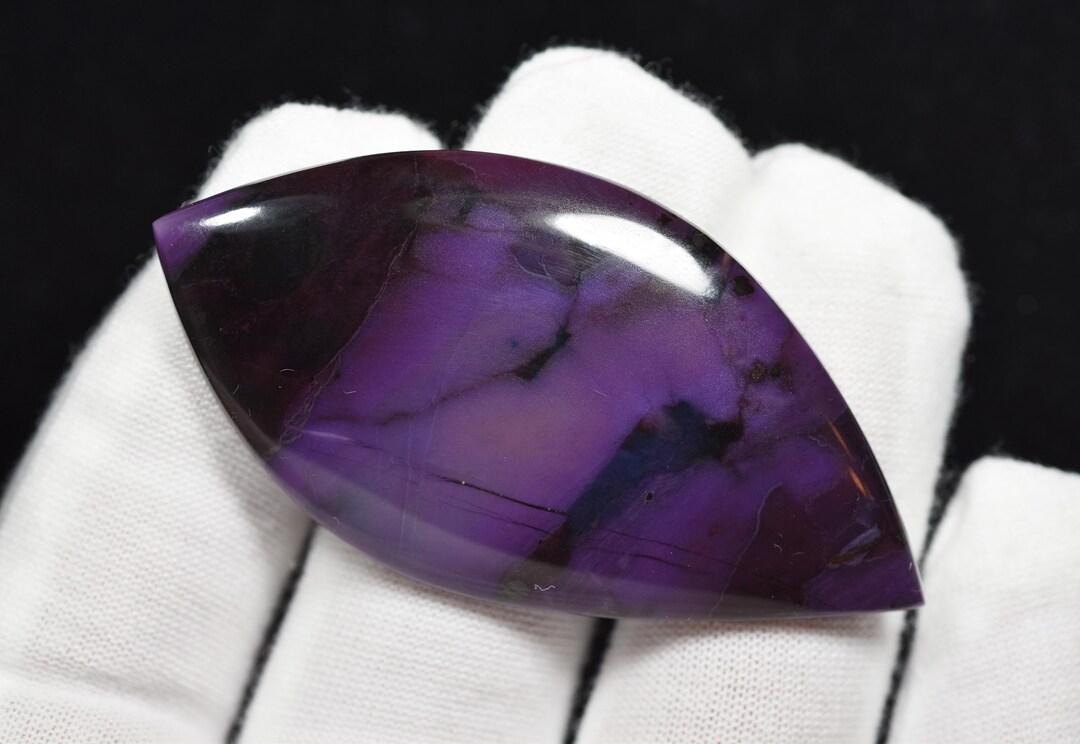 Large Sugilite Cabochon, Natural Statement Sized Cabochon Gemstone From ...