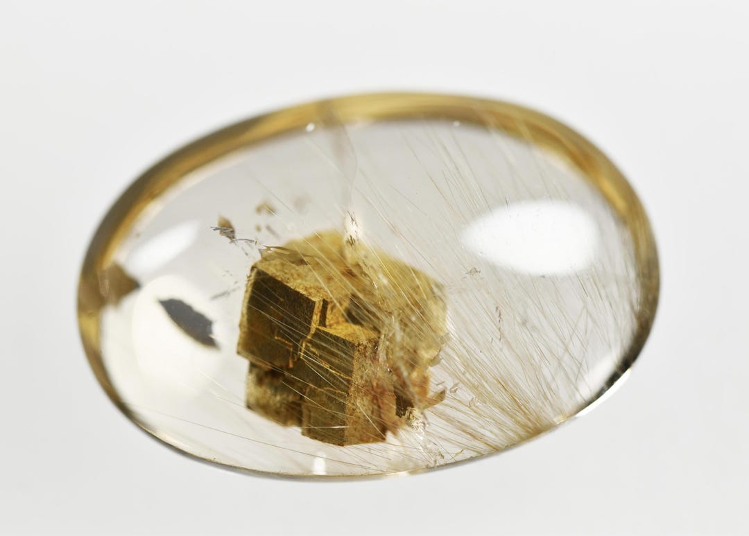 RARE Dolomite/rutile Inclusions in Quartz, From Brazil - Etsy