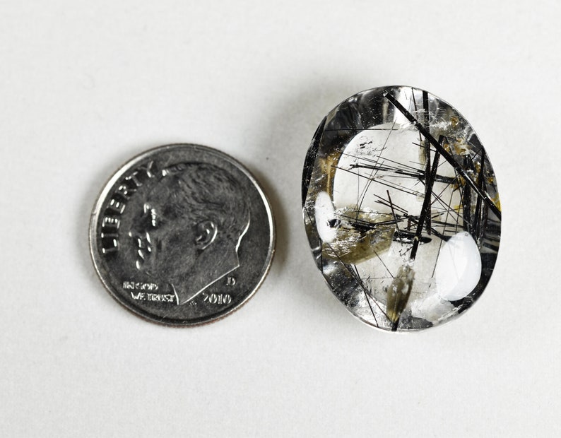 RARE Quartz With Black Tourmaline and MICA Inclusions - Etsy