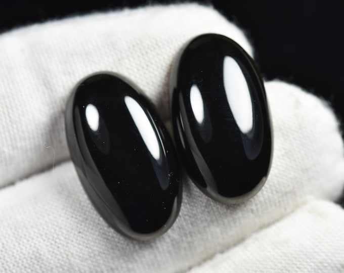 Pair Edward's Mine(wyoming) Black Jade Nephrite Gems, High Grade - Etsy