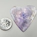 HACKMANITE Heart Gemstone UV Reactive Mineral With - Etsy