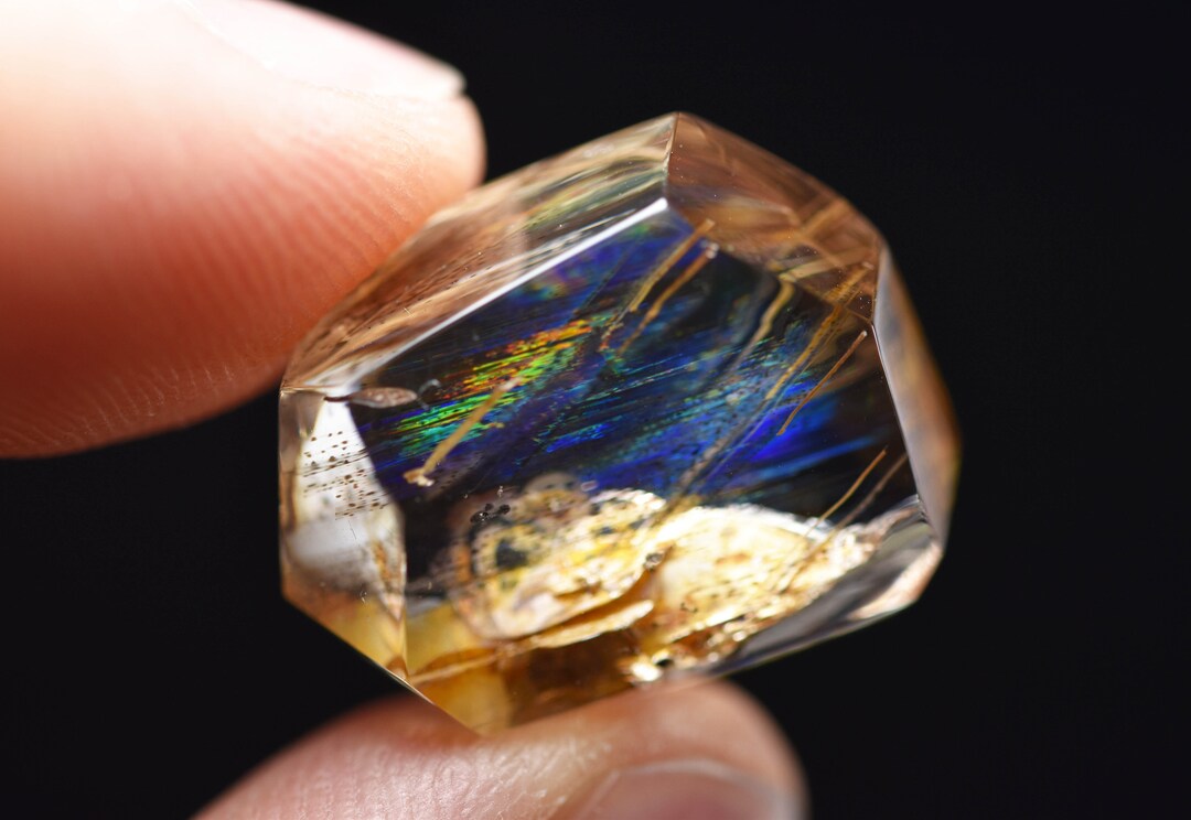 Rainbow Scapolite Cabochon From Tanzania, Rare - Etsy
