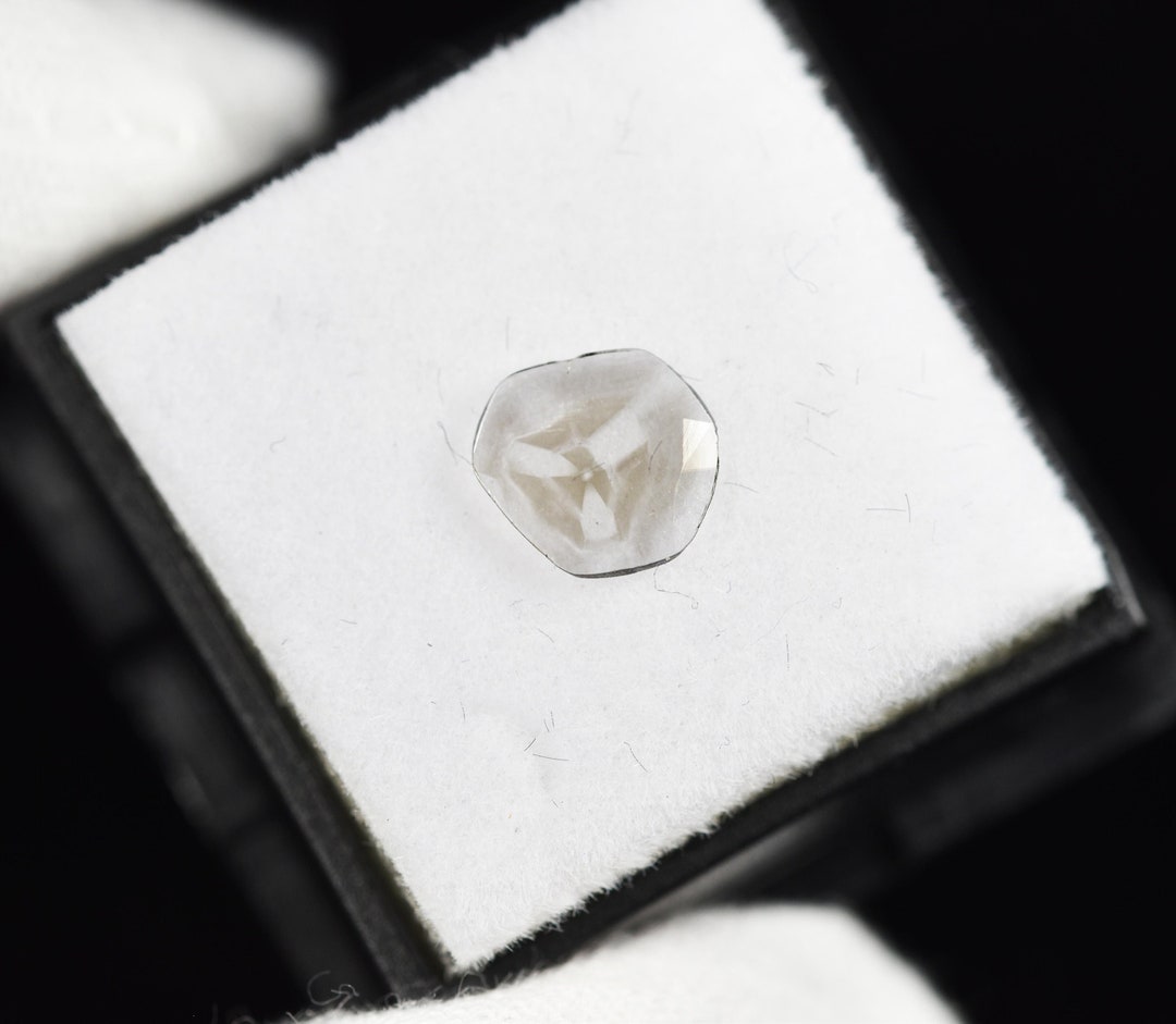 Trapiche Diamond Slice Rare Asteriated Diamond From Zimbabwe - Etsy