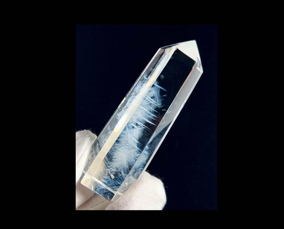 Tyndall Quartz Tower angel Feather Quartz Polished Specimen, Rare High ...