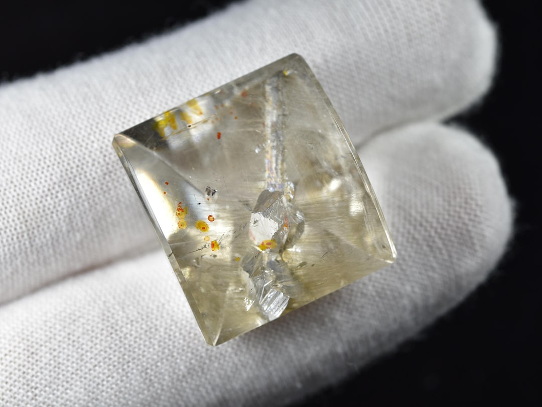 Multiple Inclusions Manifesting, Rutilated and Iron Oxide in Quartz ...