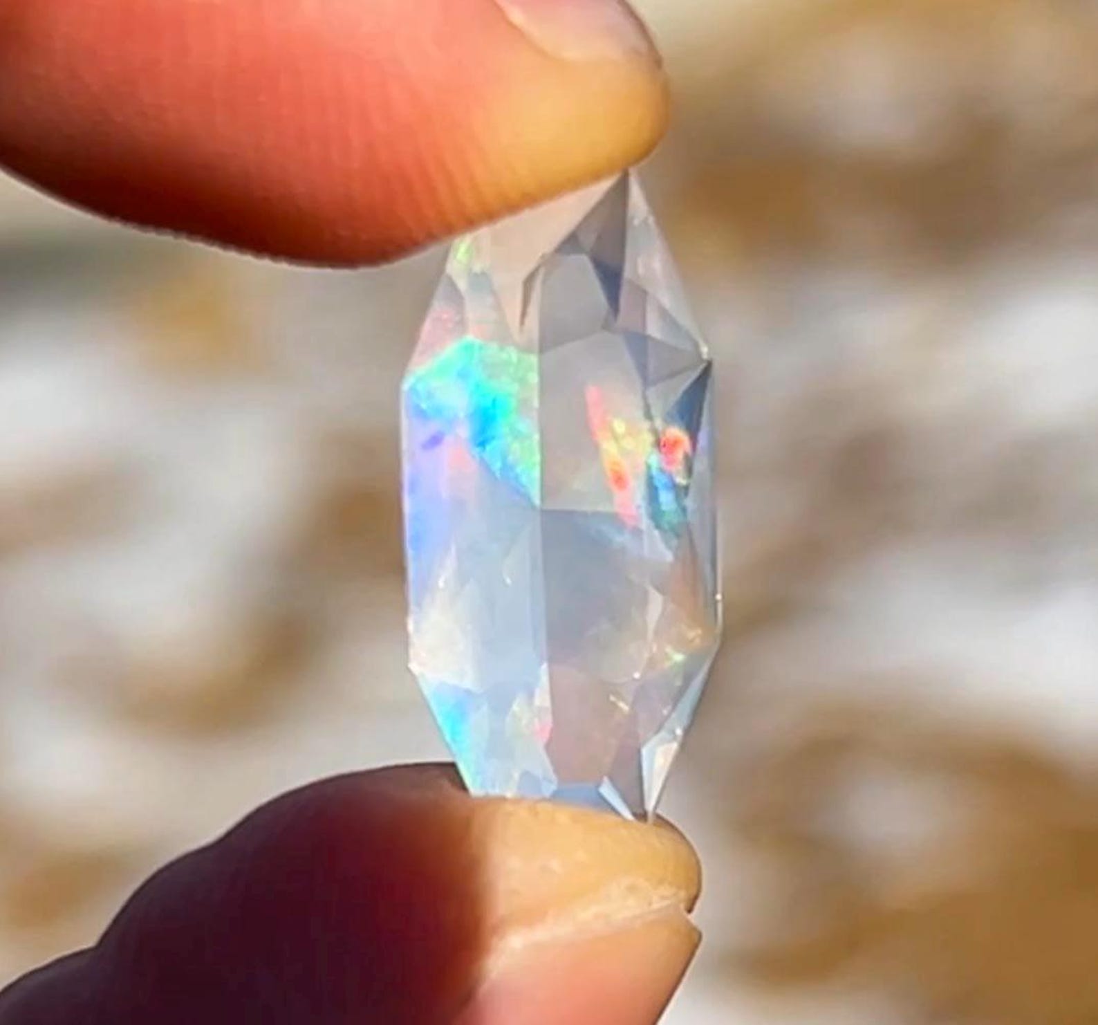 CONTRALUZ OPAL Portrait Cut Gem, Natural High Grade Material From ...