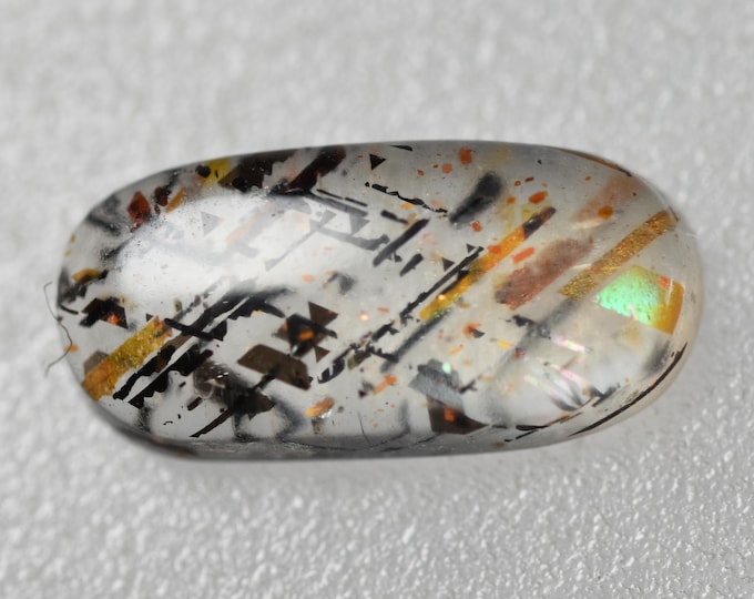 Rainbow Lattice Sunstone Cabochon, High Grade Material From Australia ...