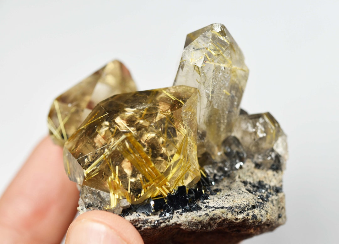 Rutilated Quartz Natural Crystal, Top Grade Rare Material From Brazil ...
