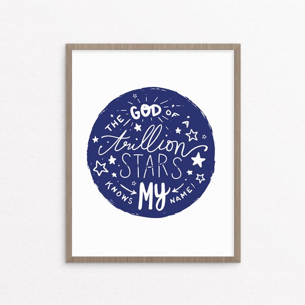 Stars Quote Poster - Etsy