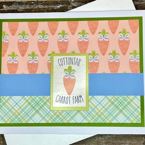 Easter Bunny Cards - Carrots Galore Easter Cards - Easter Cards - Etsy