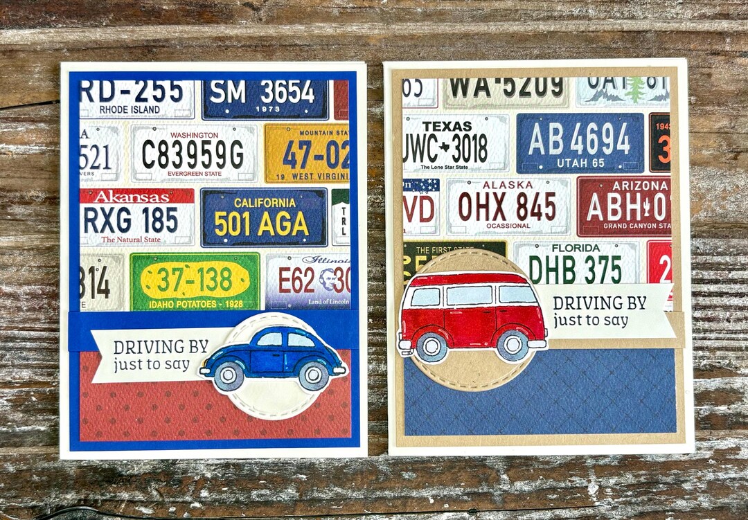 Volkswagen Birthday Card - Vintage VW Bug or Bus Design - Etsy