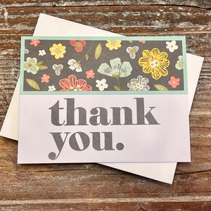 Thank You Card Set - 6 Card Set - Etsy