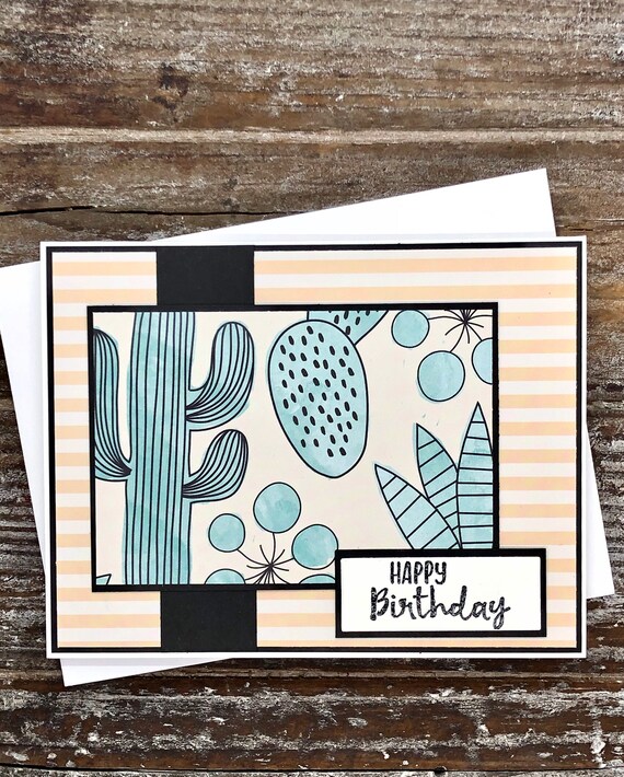 Happy Birthday With Desert Background | Etsy
