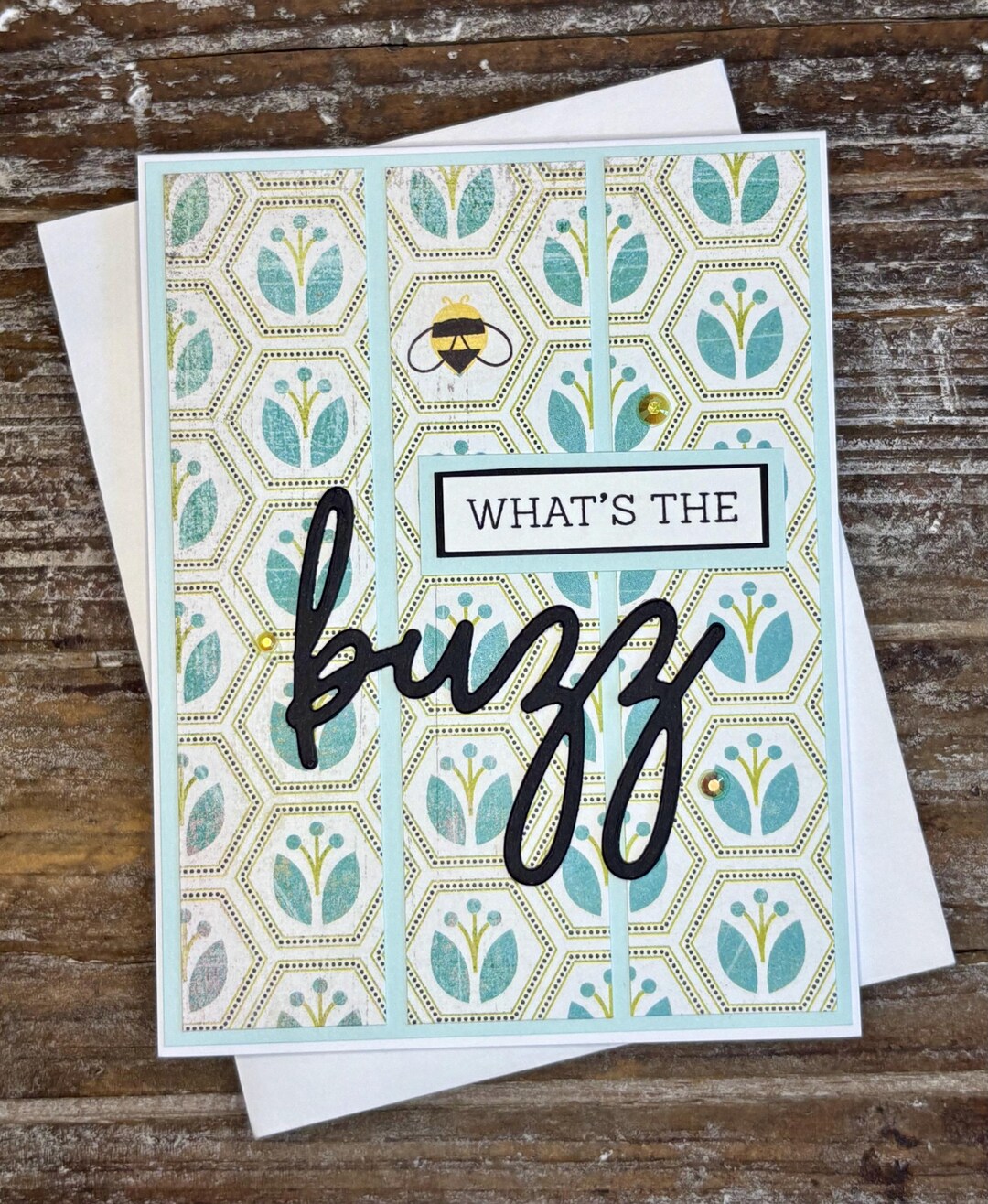 Bee Card - Buzz Card - What’s the Buzz Card - Etsy