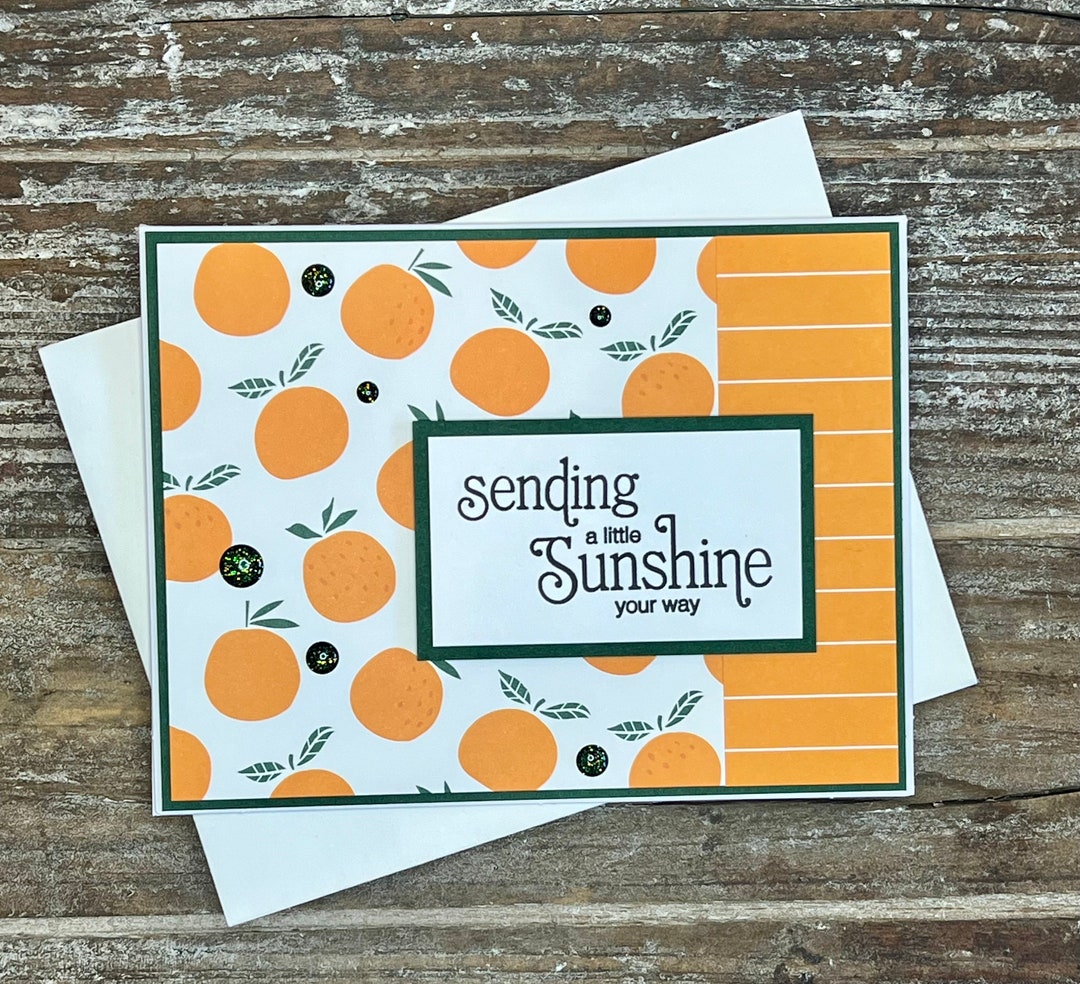Sending Sunshine Card - Get Well Soon Card - Feel Better Card - Etsy